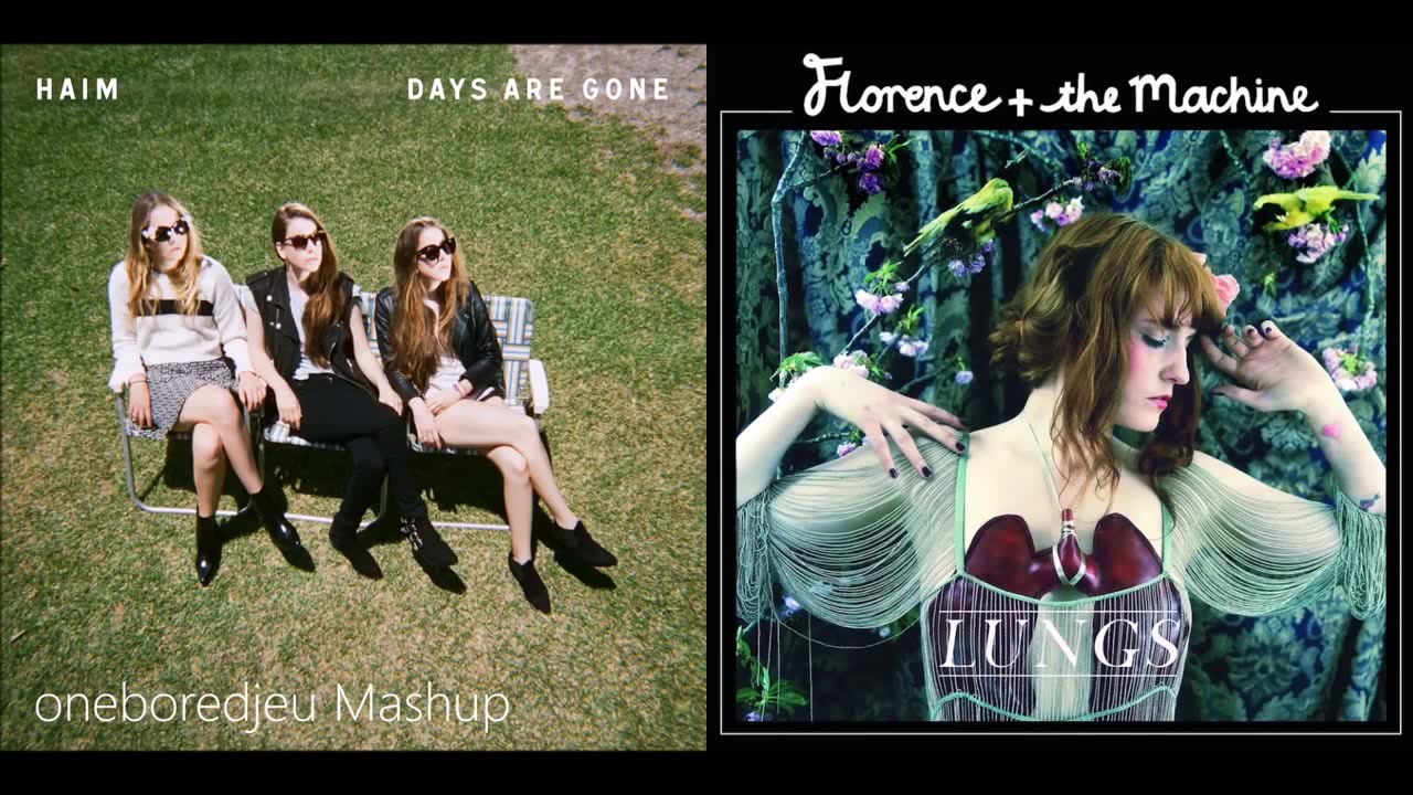 Dog Days Are Saved - HAIM vs. Florence + The Machine (Mashup) - Coub