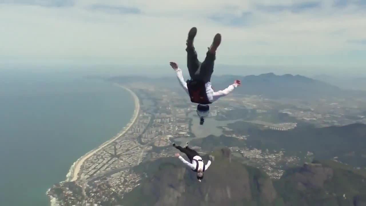 Incredible Freefall Skydiving ( Oxxxymiron feat. NeoMartino - Выше ) - Coub