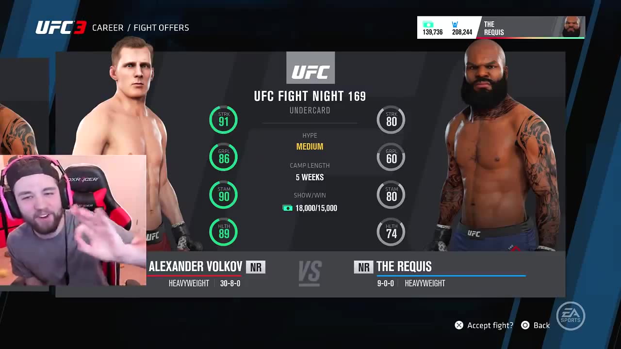 REQUIS PUNCHES OPPONENT INTO THE AIR - Coub