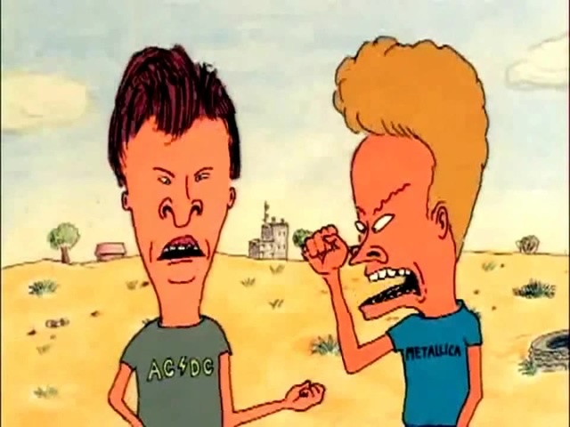 Beavis and Butthead play "Iron Man" (OST) - Coub