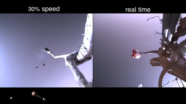 Perseverance Parachute and Heatshield Deployment over Mars - Coub