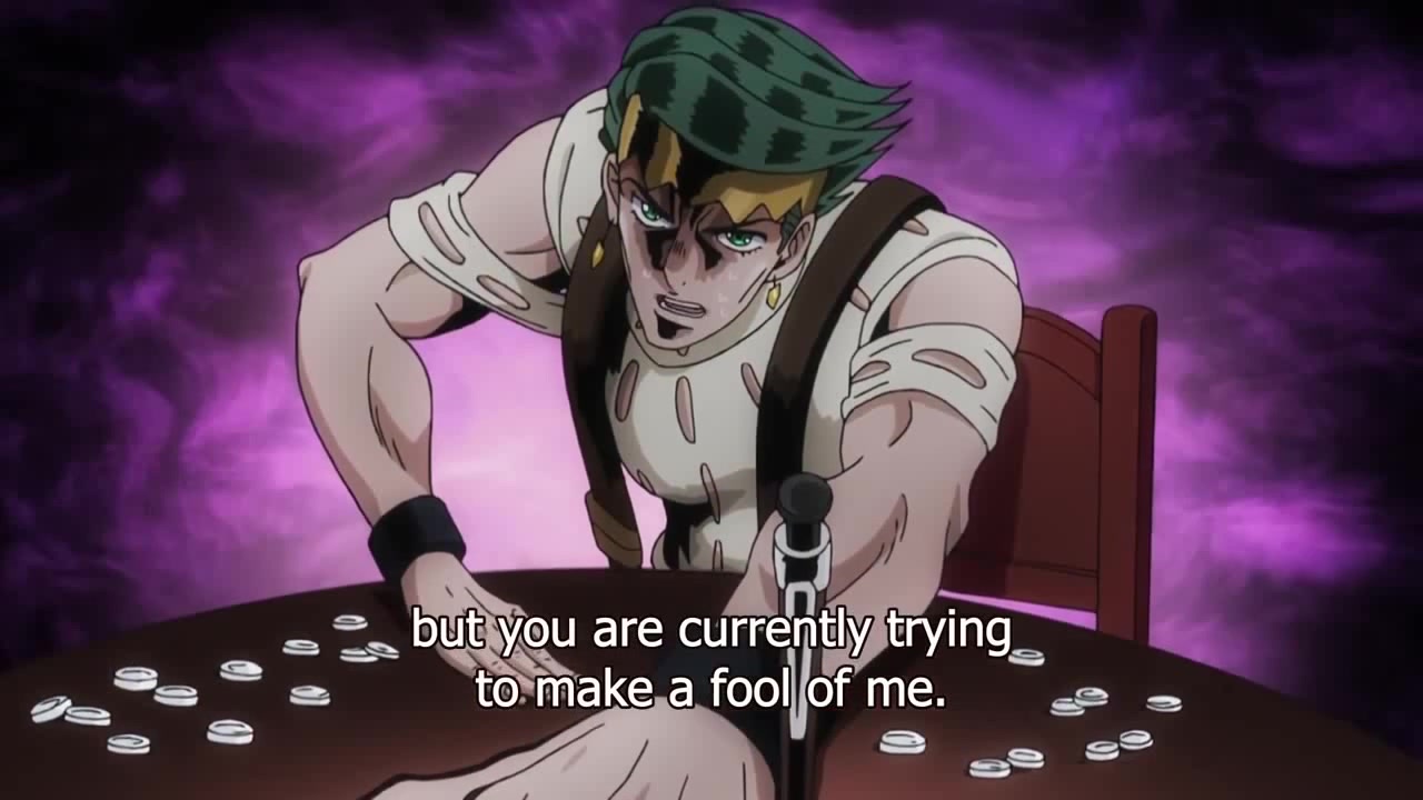 ジョジョ: Rohan Catches Josuke Cheating 『HD』 - Coub