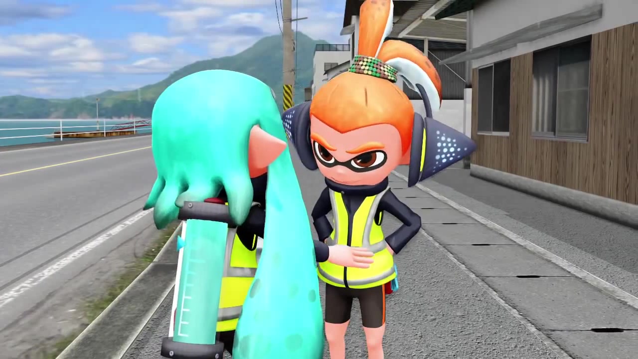 [MMD] Ngyes gets a kiss on the 1st date [Splatoon] - Coub