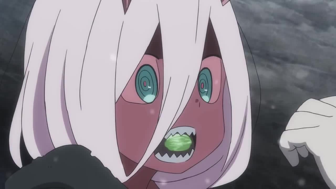 Darling in the Franxx- Hiro giving Zero Two her name (Sub vs Dub) - Coub