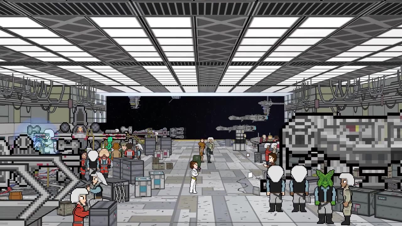 Star Wars Pixels Animated - Coub