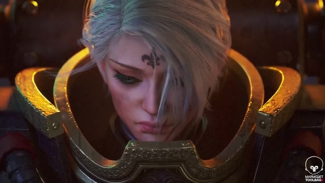 Sister of Battle looking The Devil in the eyes - Coub