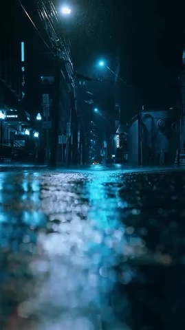 rainy night - Coub