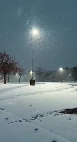 Снежный вечер | Snowy evening - Coub