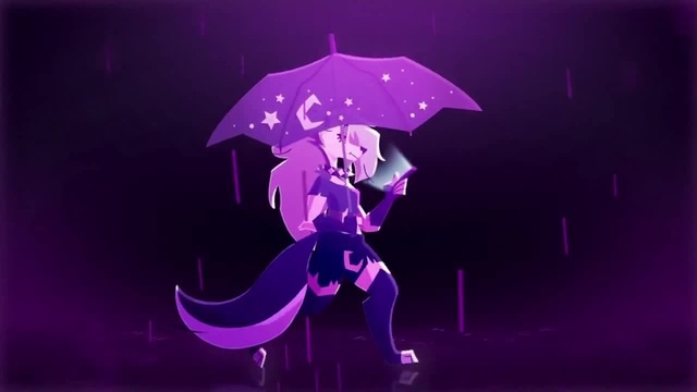 Loona in the rain - Coub