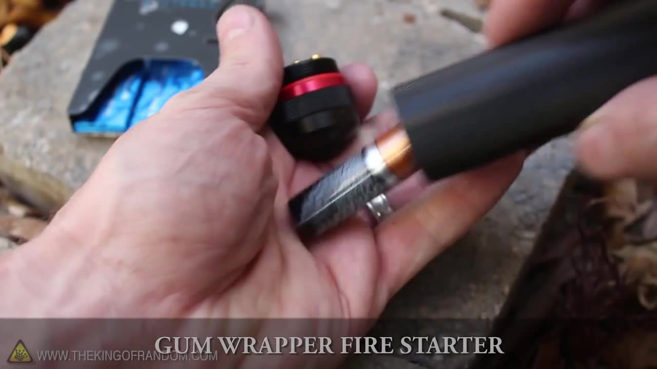 Gum Wrapper Fire Starter - Coub
