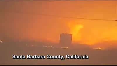 Santa Barbara on fire - Coub