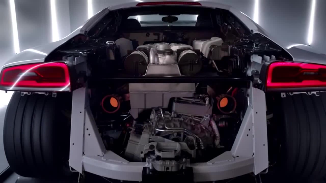 2014 Audi R8 V10 Plus Commercial - AMAZING engine sound! HD - Coub