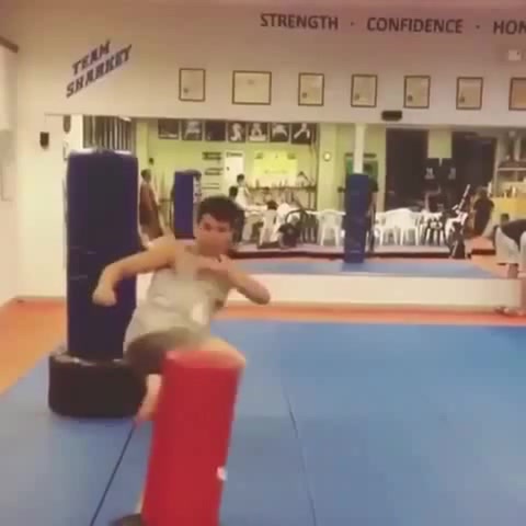 water bottle kick - Coub