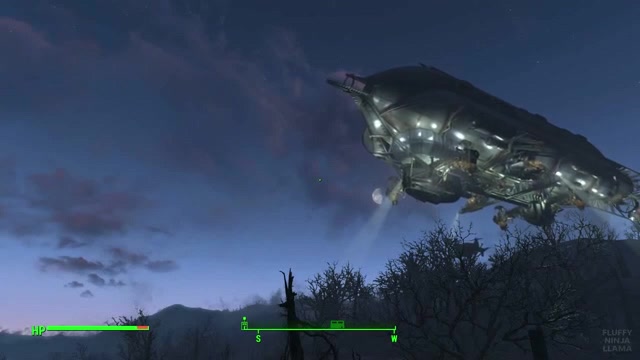 The Prydwen, the ultimate secret nazi super weapon in action - Coub