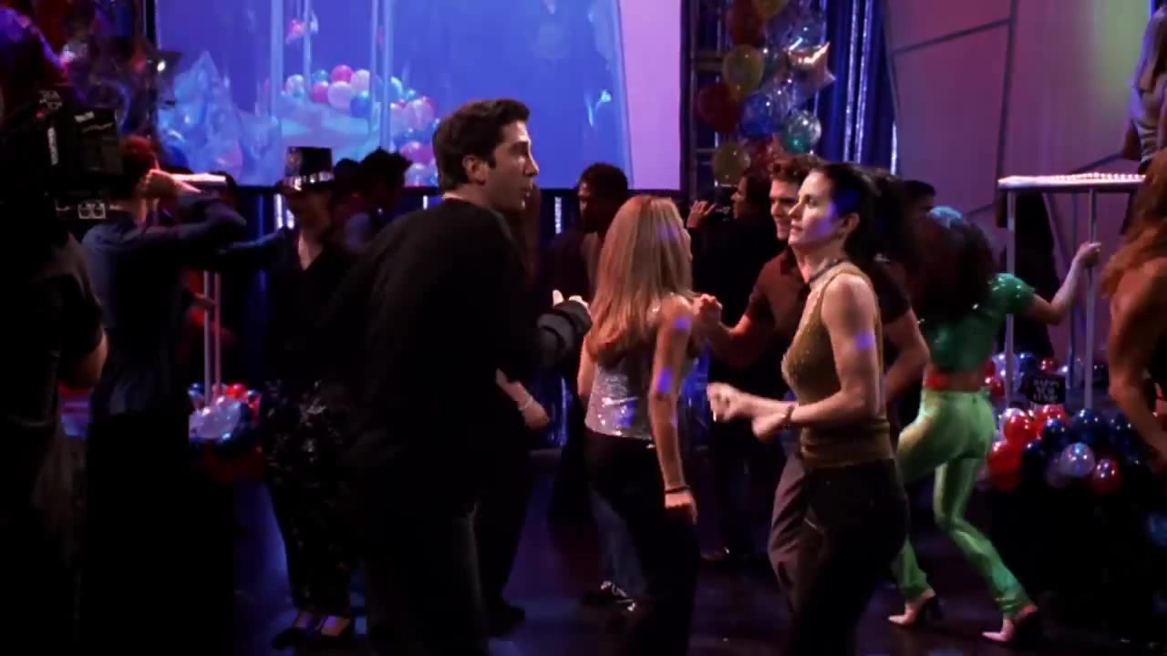 Friends - The Routine - Ross & Monica Dance / Joey & Janine - Coub