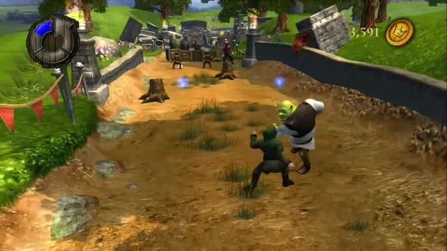Shrek the third the game - fight - Coub
