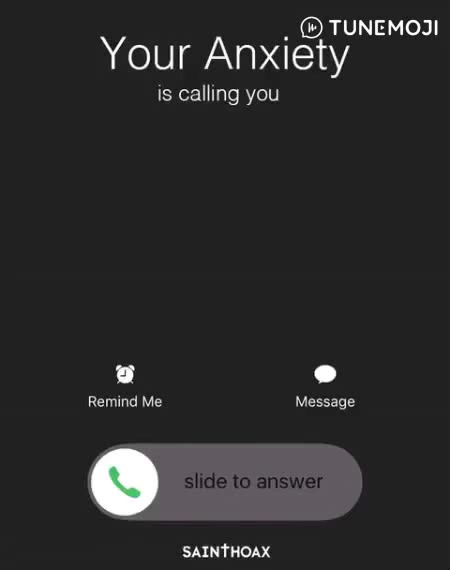 When Anxiety Calls Me 🙀 - Coub