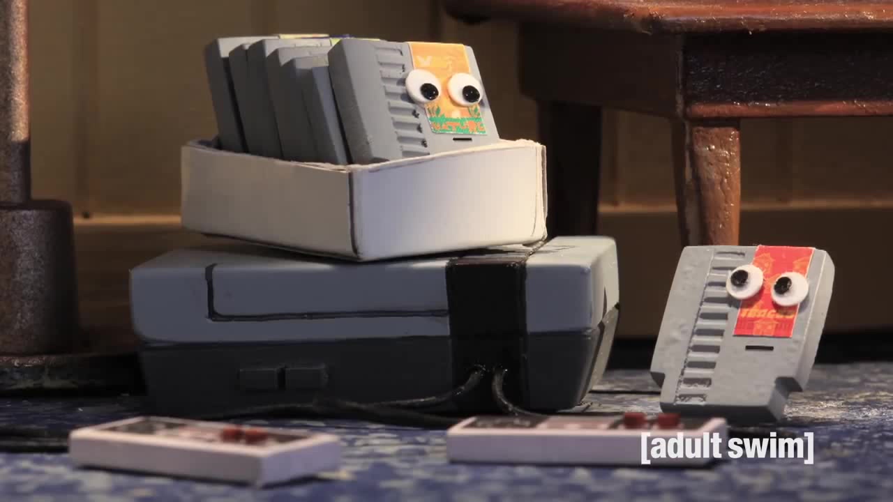 5 Nintendo Moments | Robot Chicken | Adult Swim - Coub