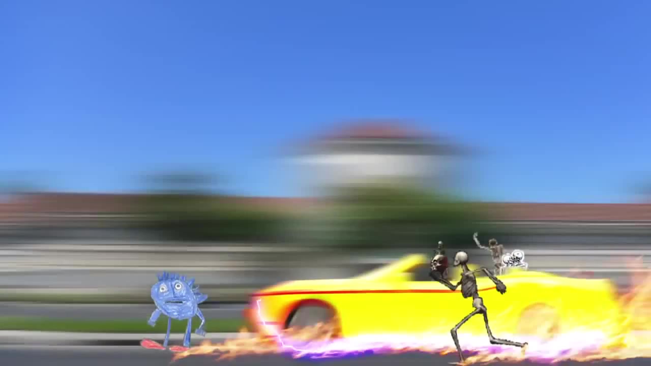 THE SKELETON HASTE.avi - Coub