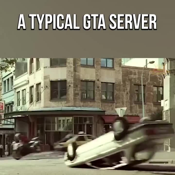 A TYPICAL GTA SERVER - Coub