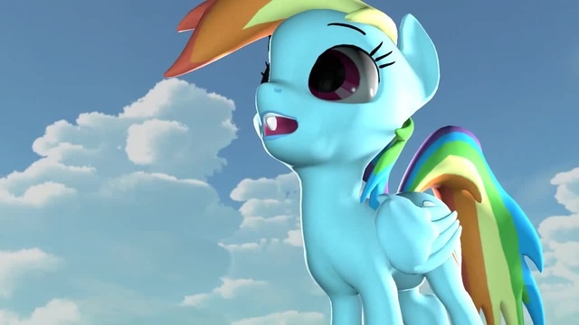 [MLP] [SFM]: Rainbow is still in the clouds (15.ai) - Coub