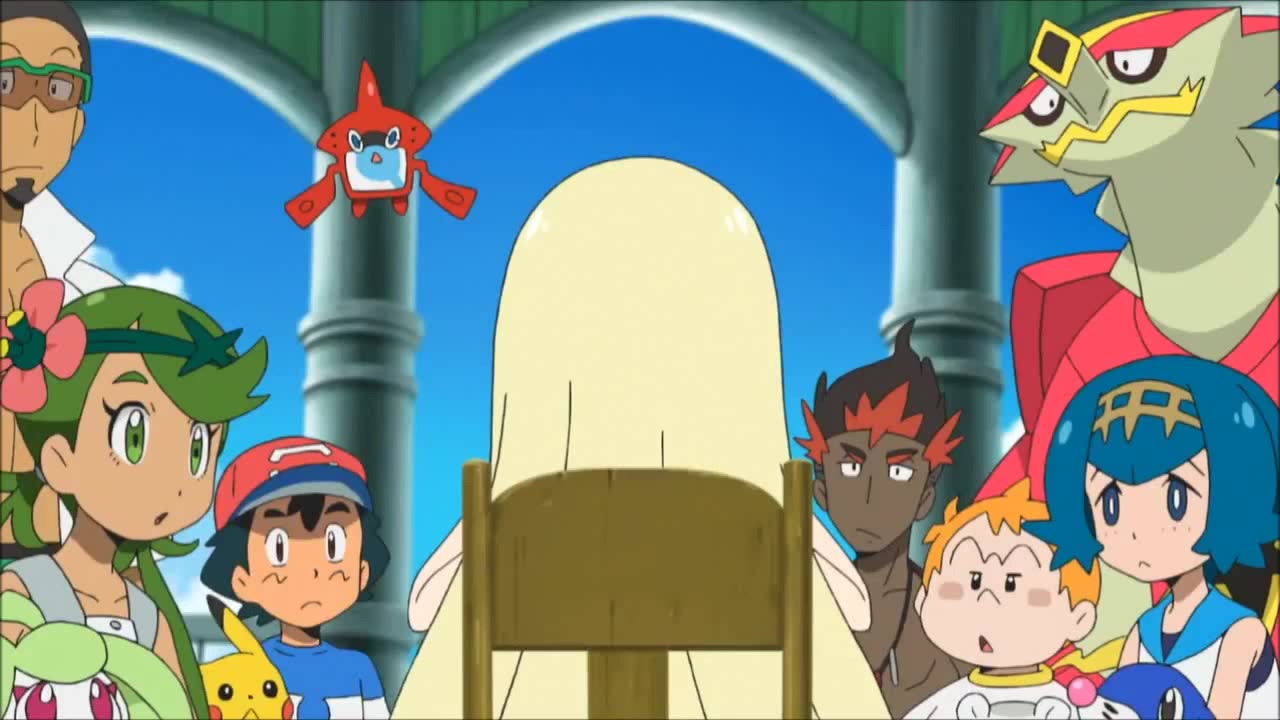 Lillie Cheers Nebby Up! Pokemon Sun & Moon Episode 45 [RAW] - Coub