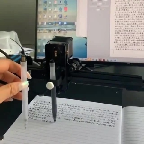 Robot creates handwritten notes! 🤖 - Coub