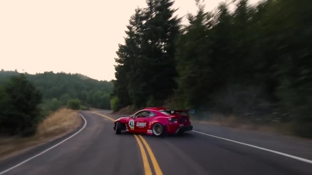 Ferrari-Powered Toyota GT86 drifts a Portland Touge - Coub