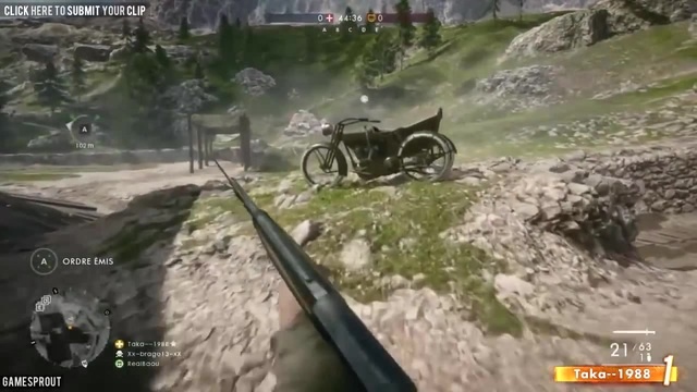 Battlefield 1 - Airplane Fail - Coub