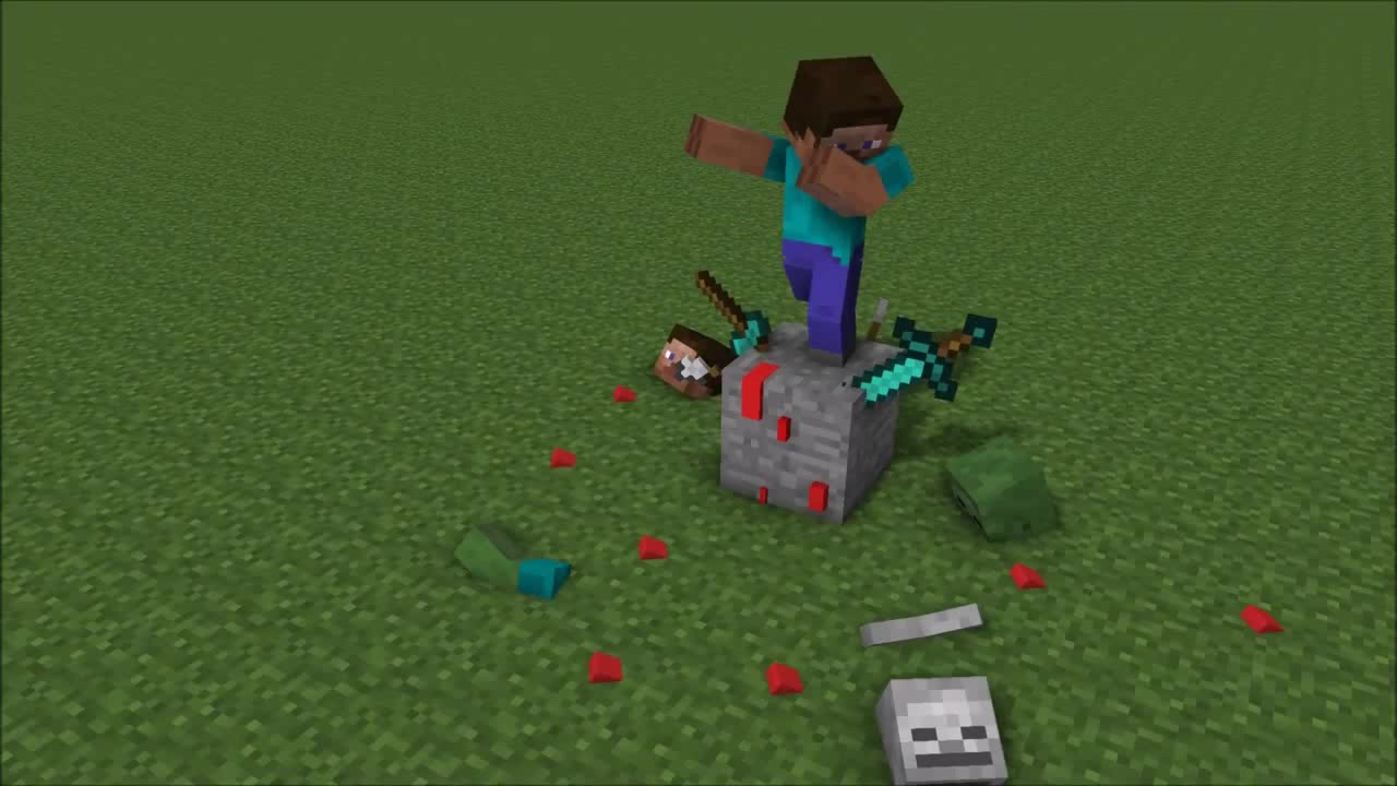 Minecraft Dab - Coub