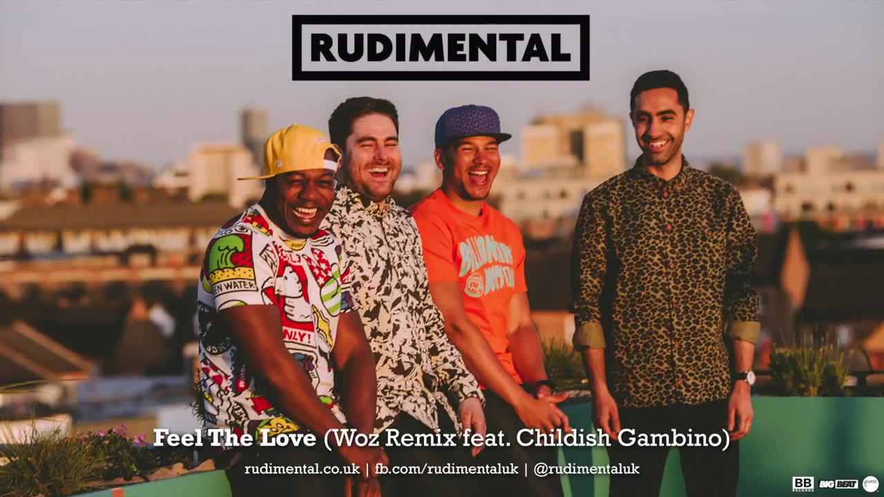 Rudimental - Feel The Love (Woz Remix feat. Childish Gambino) - Coub