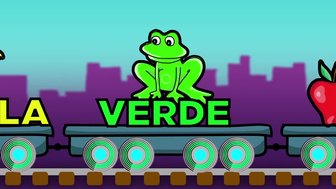 Learn colors in Spanish with BASHO & FRIENDS - Los Colores [Album ...