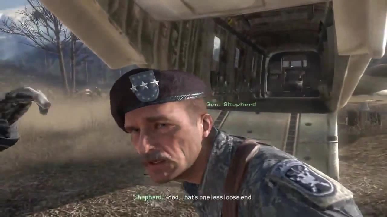COD MW2 Ghost and Roach Death Scene part 3 - Coub