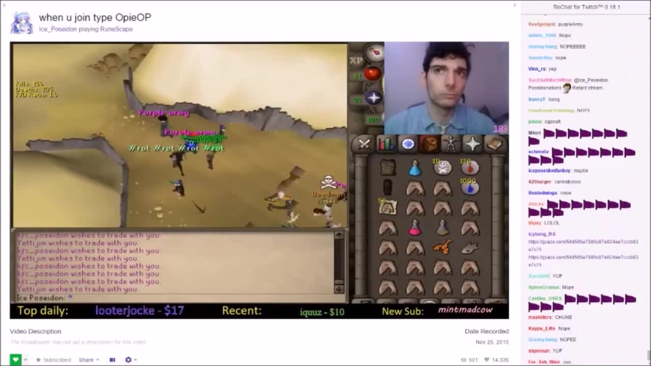 Ice Poseidon Stream Highlights - One Ear Song Requests - Coub