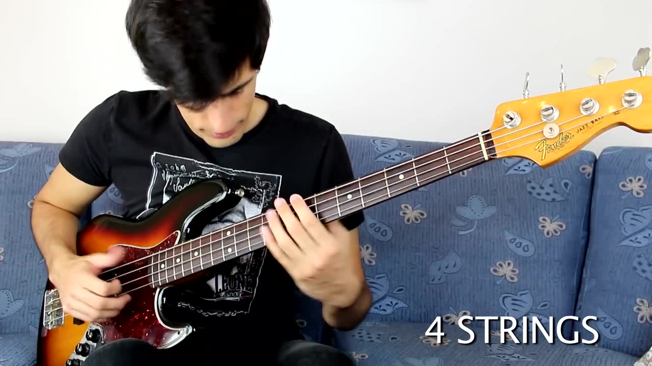 4 STRINGS Bass Guitar Vs. 24 STRINGS Bass Guitar - Coub