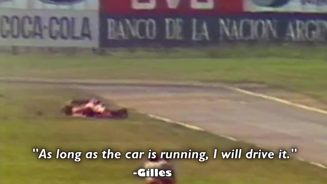 Gilles Villeneuve - Driving Ferrari on 3 wheels. - Coub