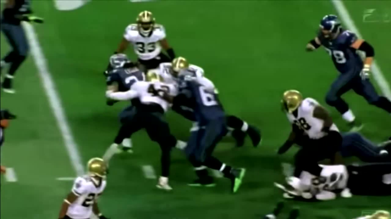 Marshawn Lynch - BeastMode - Through the wall - Coub