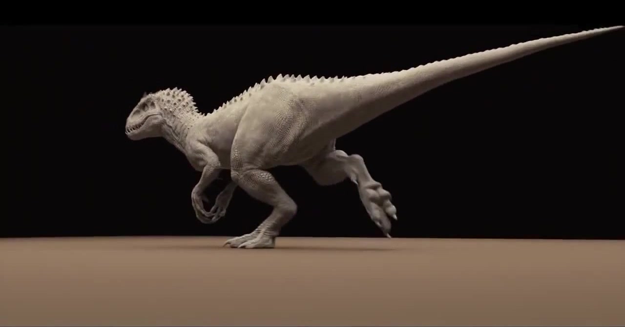 Jurassic World Indominus Rex Walk Cycle by ILM - Coub