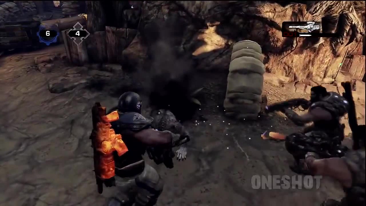 Gears Of War 3 OneShot execution - Coub