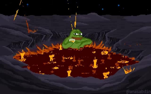 Pepe Fire Bath - Coub