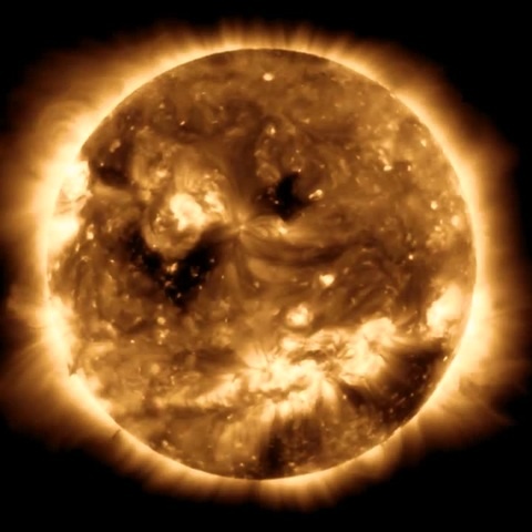 NASA showed us Sun smile - Coub