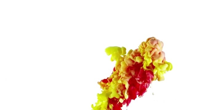 Yellow-red smoke (song: Kastyell - Feel You) - Coub