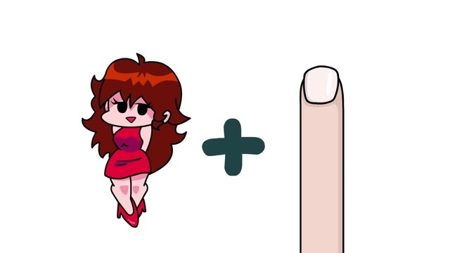 Girlfriend + FINGER = ? | FNF Animation - Coub