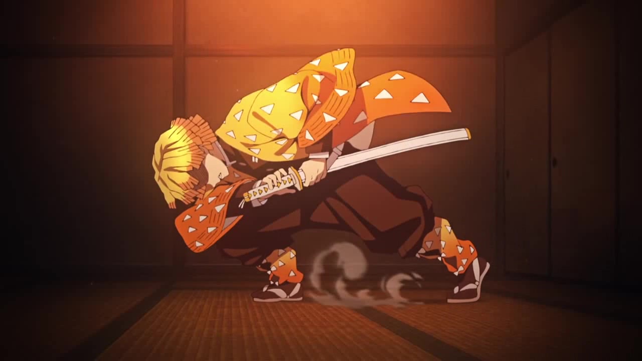 Demon Slayer | Sleeping Zenitsu Attack - Coub
