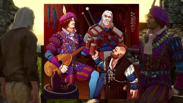 БОЕВОЙ ПАПУГ | Лютик | The Witcher 3 - Coub