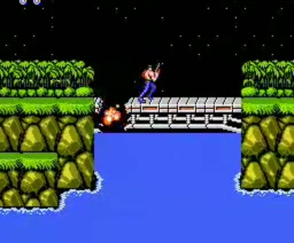 Contra - bridge explosion - Coub