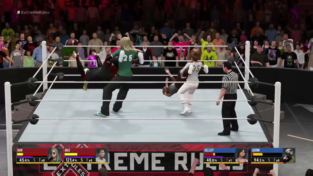 "WWE 2K16"- Double team! - Coub