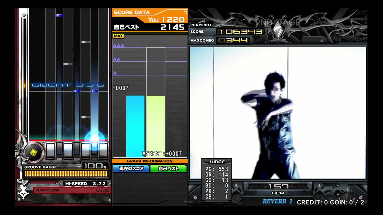 [AC] Beatmania IIDX 21 SPADA - SP Daisuke Another [EX HARD] - Coub