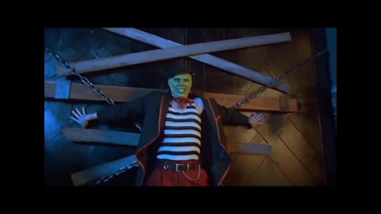 The Mask (dancing scene with police) - Coub