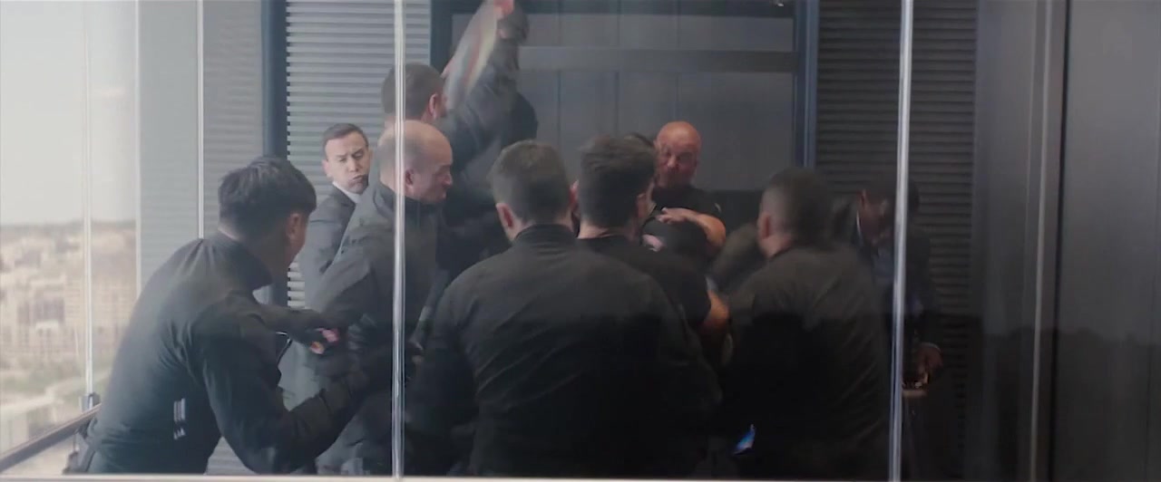 Captain America Elevator Fight Scene - სერგია - Coub